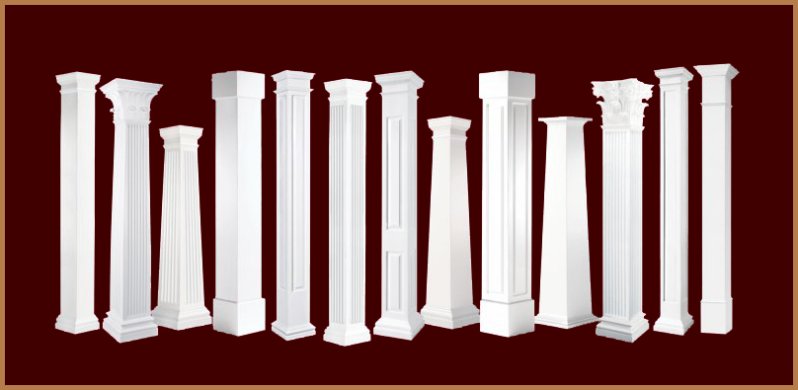 Melton Classics Square Columns Call 800-963-3060.