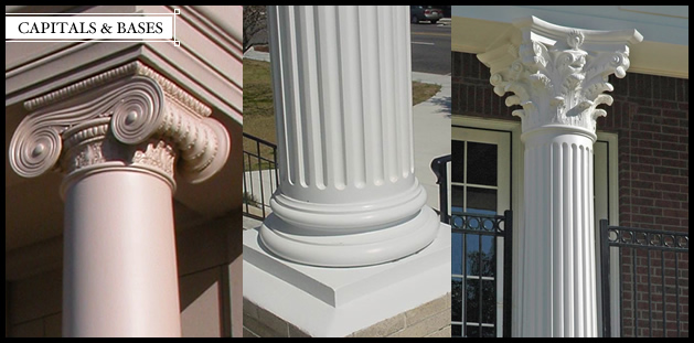 Affordable Column Caps and Bases by Melton Classics