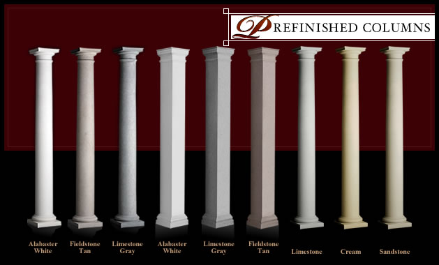 Maintenance Free Prefinished Stone Columns | Melton Classics