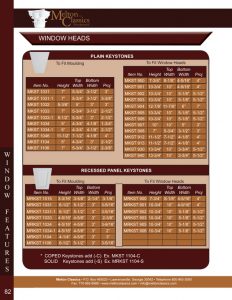 Architectural Urethane Polyurethane Window Feature Designs